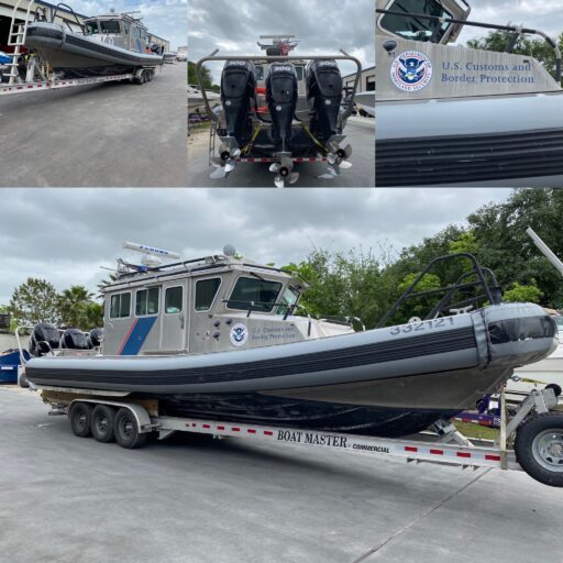 Customs & Border Patrol Boat Paint Project – Gulf Coast Complete Marine